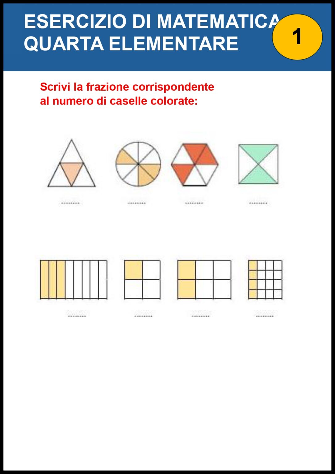 Esercizi Matematica Quarta Elementare (PDF gratuito)