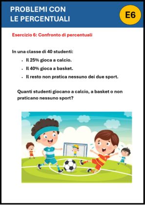 Esercizi sulle Percentuali da stampare (PDF)