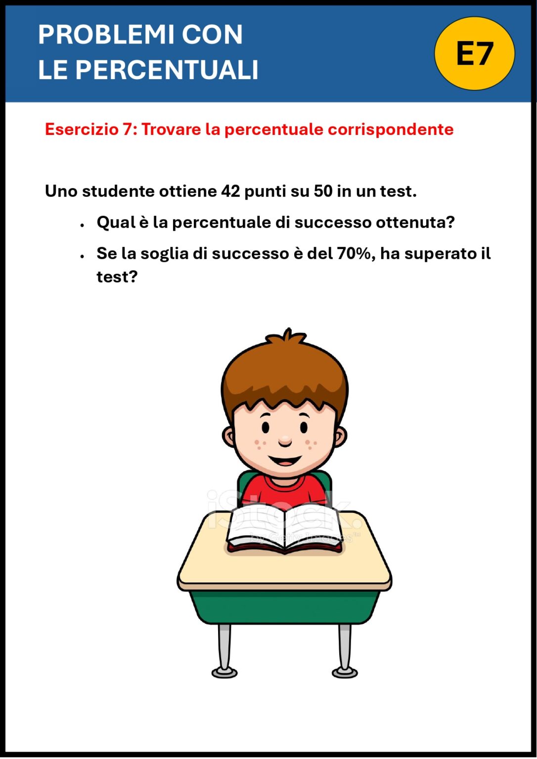 Esercizi sulle Percentuali da stampare (PDF)