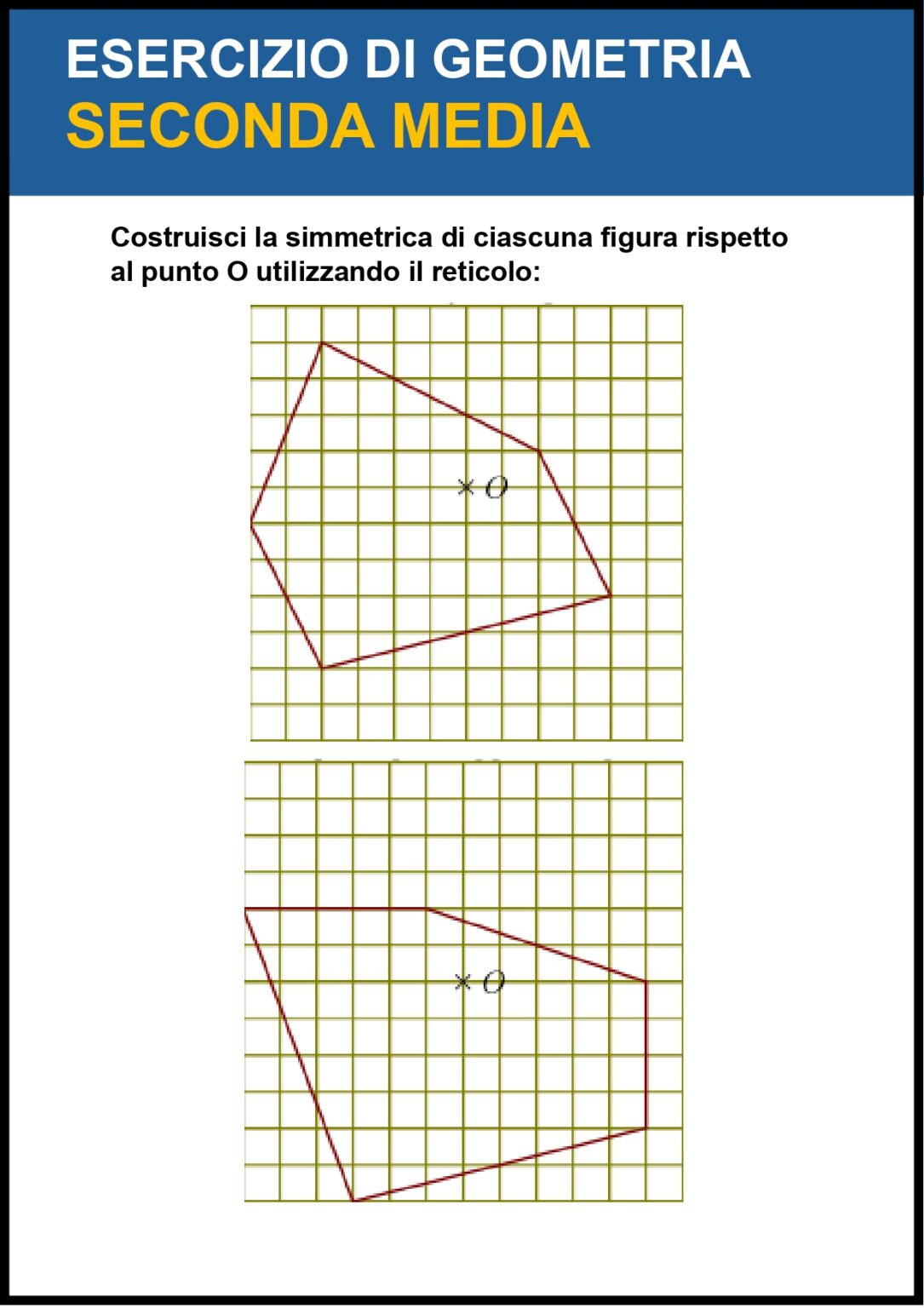 Problemi Geometria Seconda Media con Soluzioni (PDF)